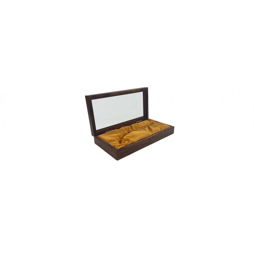 Glass Show Case Ochre