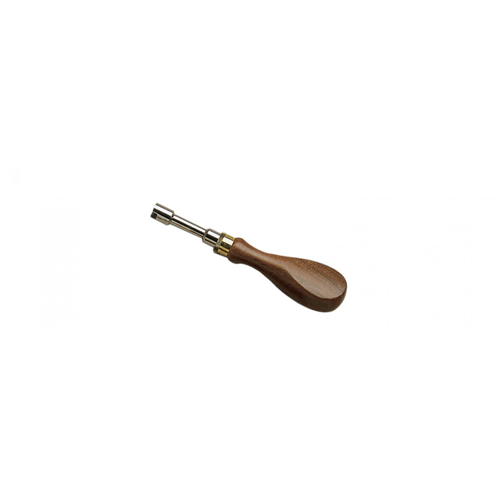 Nipple wrench for revolver with wooden handle